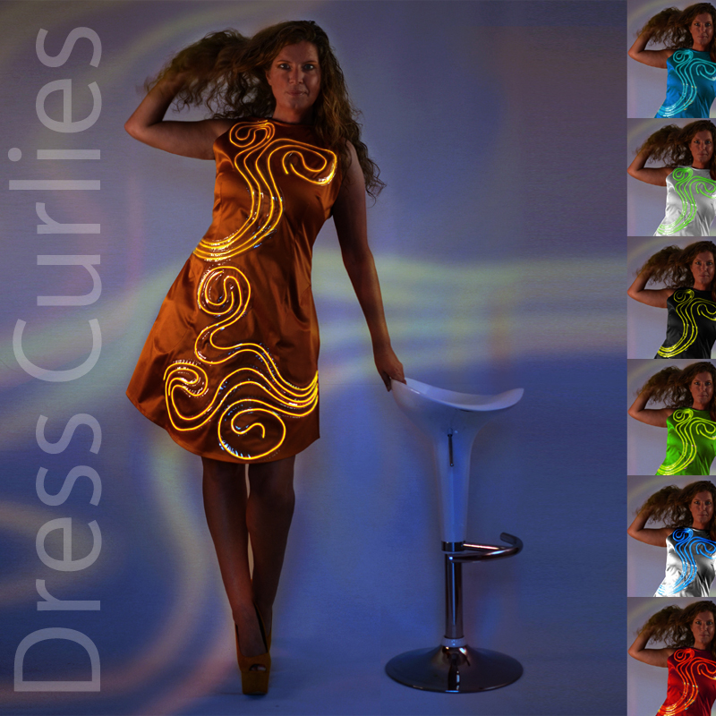 LED Fashion, Leuchtkostüme, Leuchtende Outfits, LED-Bekleidung, LED ...