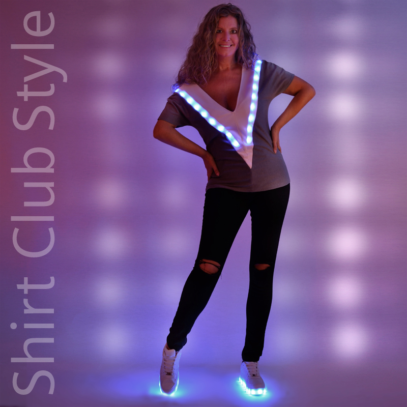 LED Fashion, Leuchtkostüme, Leuchtende Outfits, LED-Bekleidung, LED ...