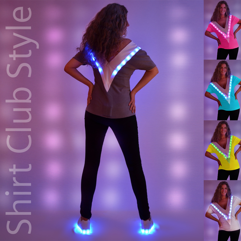 LED Fashion, Leuchtkostüme, Leuchtende Outfits, LED-Bekleidung, LED ...
